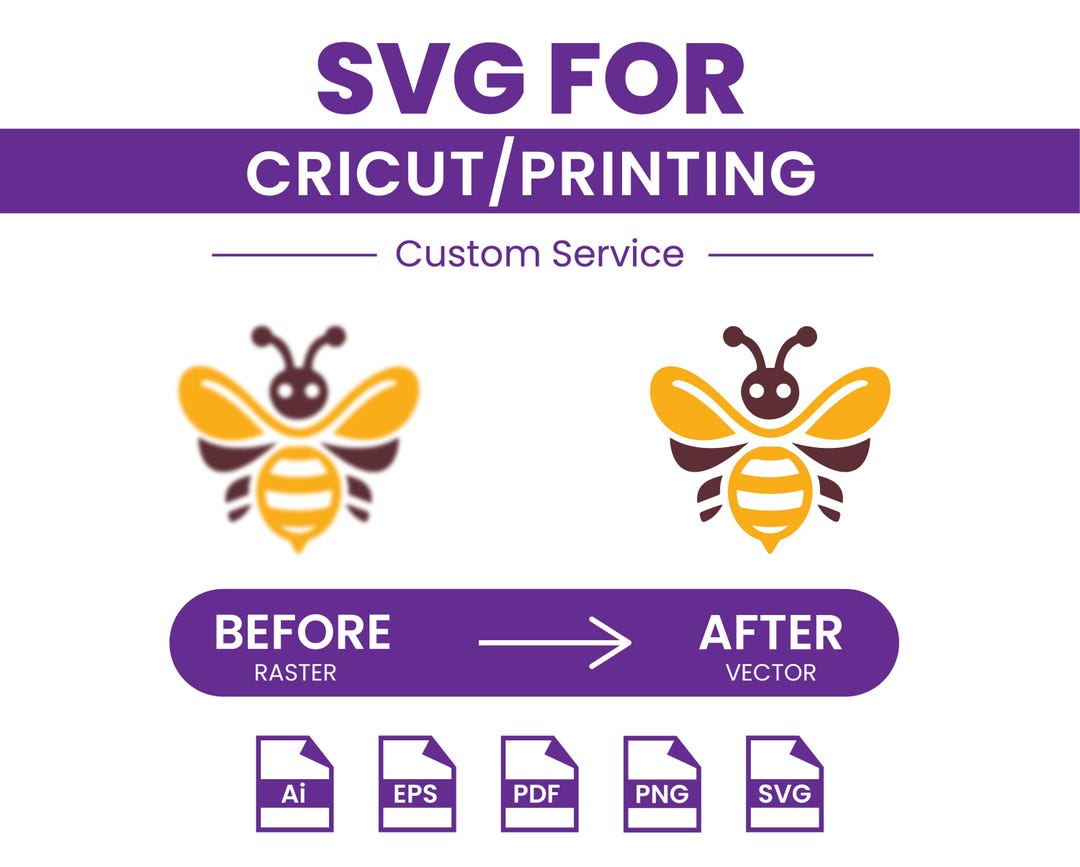 Custom SVG for Cricut, SVG Cricut, Logo & Image Redraw Service, Image ...