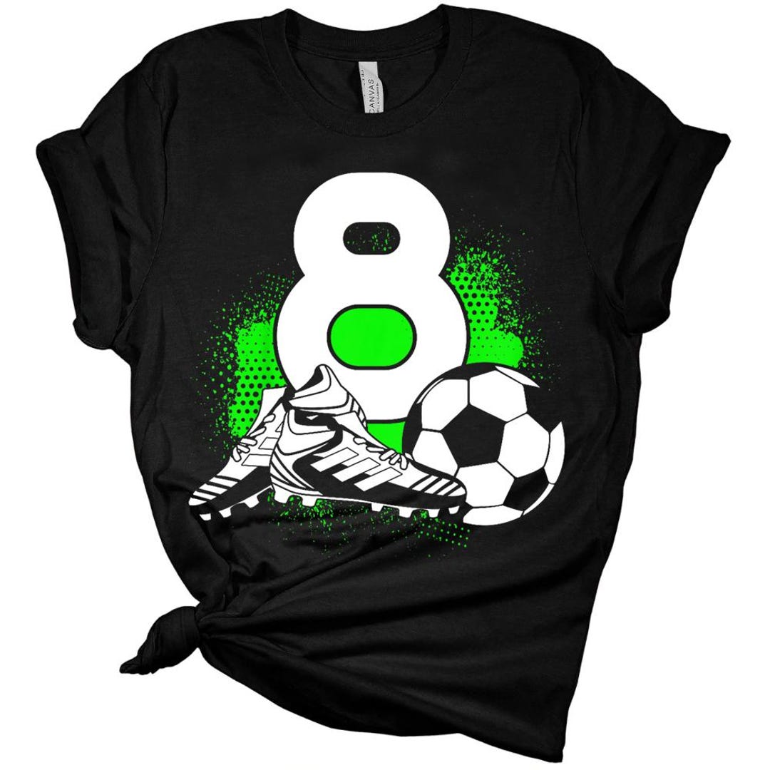 Number 8 Soccer Birthday PNG - Football Fan Digital Download - 8th ...