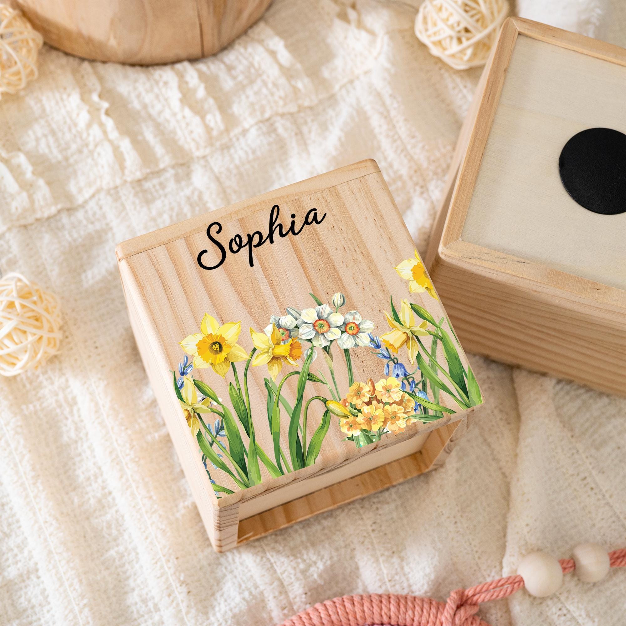 Personalized Flower Piggy Bank With Name: Kids Coin Box,money Bank for ...