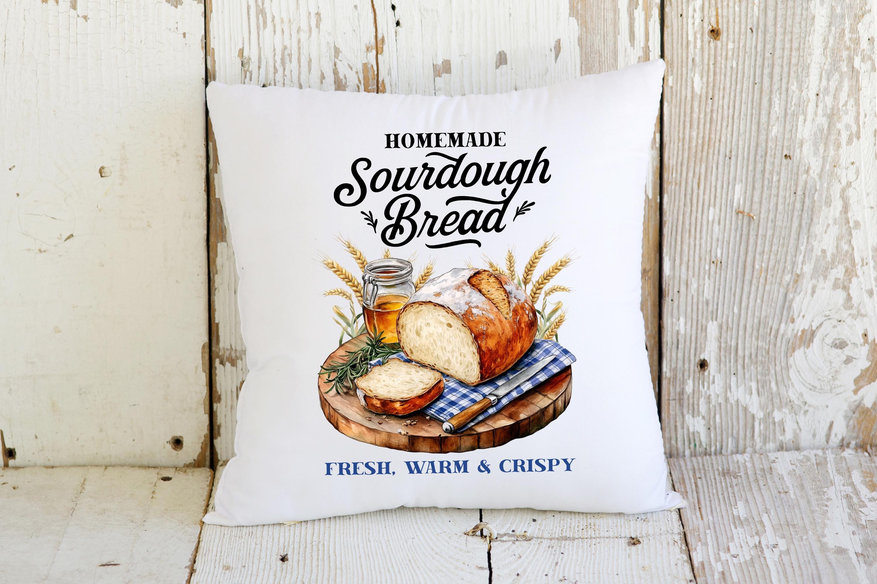 Homemade Sourdough Bread Rustic Farmhouse Kitchen DIY Sign Making Bread ...