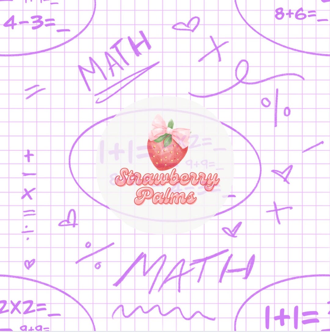 Cute Mathematician Notebook Cover Seamless File Pattern Design Tumbler ...