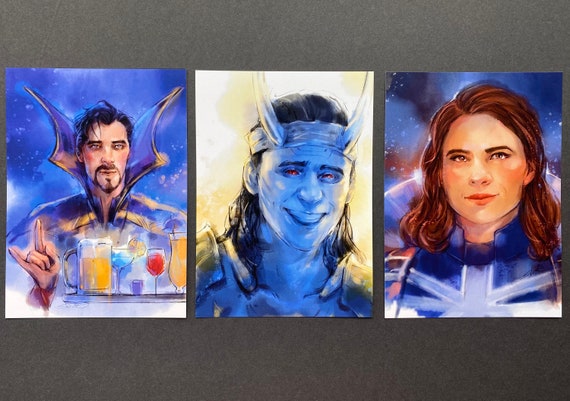 Loki Face Art