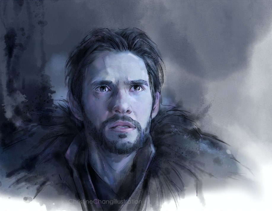 Paper, Party & Kids Stickers Ben Barnes silhouette portrait Grisha ...