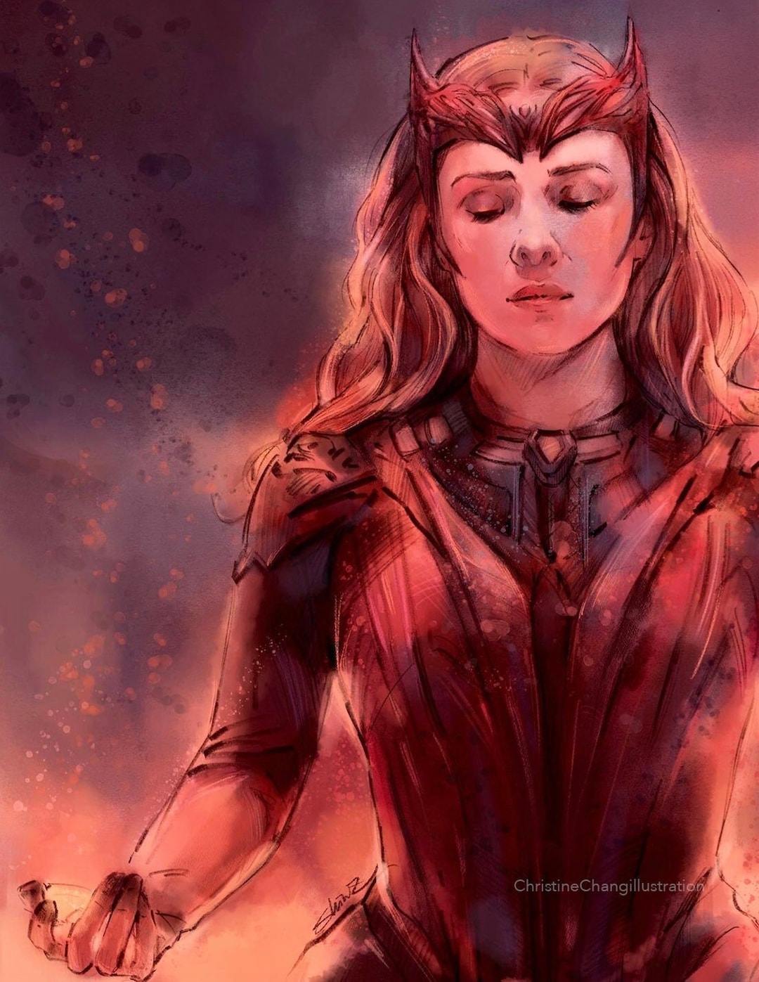 Wanda, Multiverse of Madness 8.5x11 Art Print - Etsy