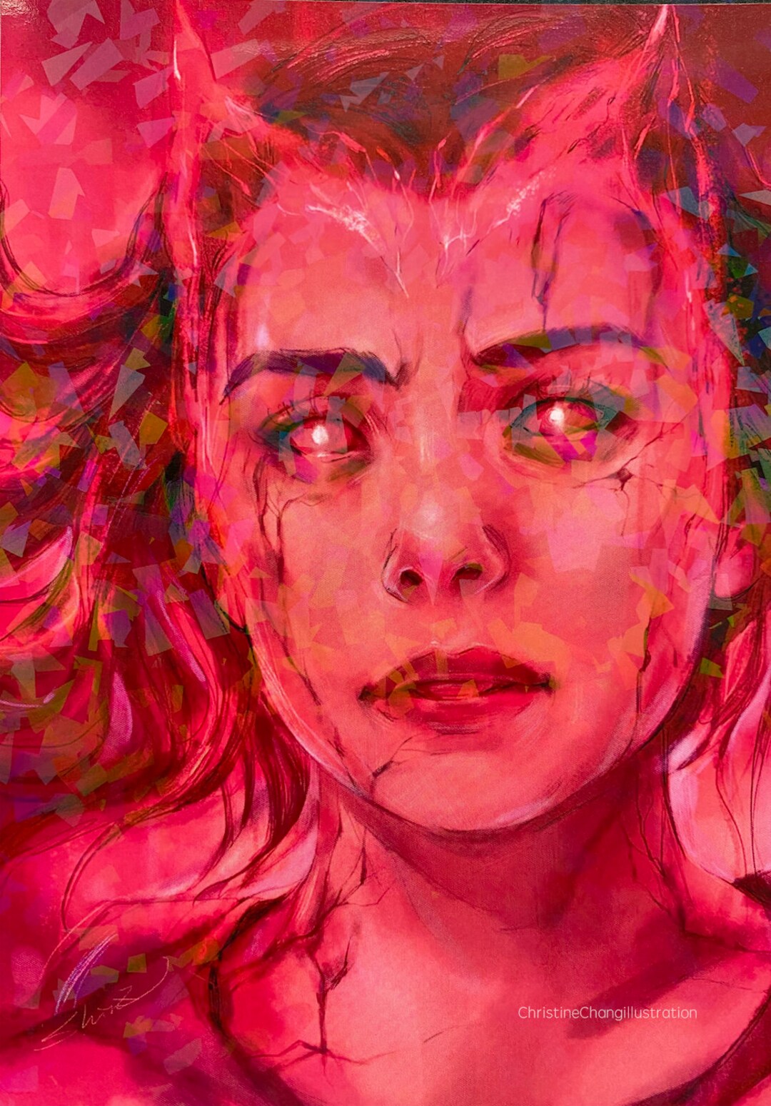 Zombie Wanda 5"x7" Holographic Print - Etsy