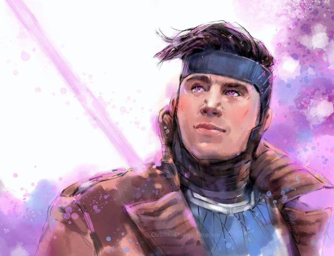 The Name is Gambit 8.5"x11" Art Print - Etsy