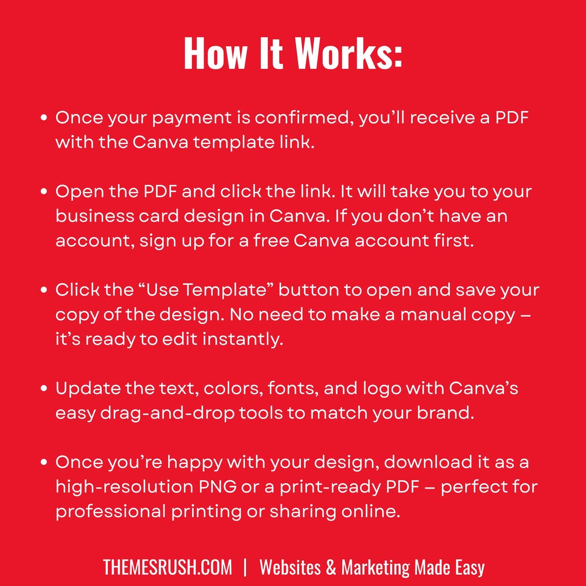 Dance Studio Business Card Template (canva Editable, Digital Download ...