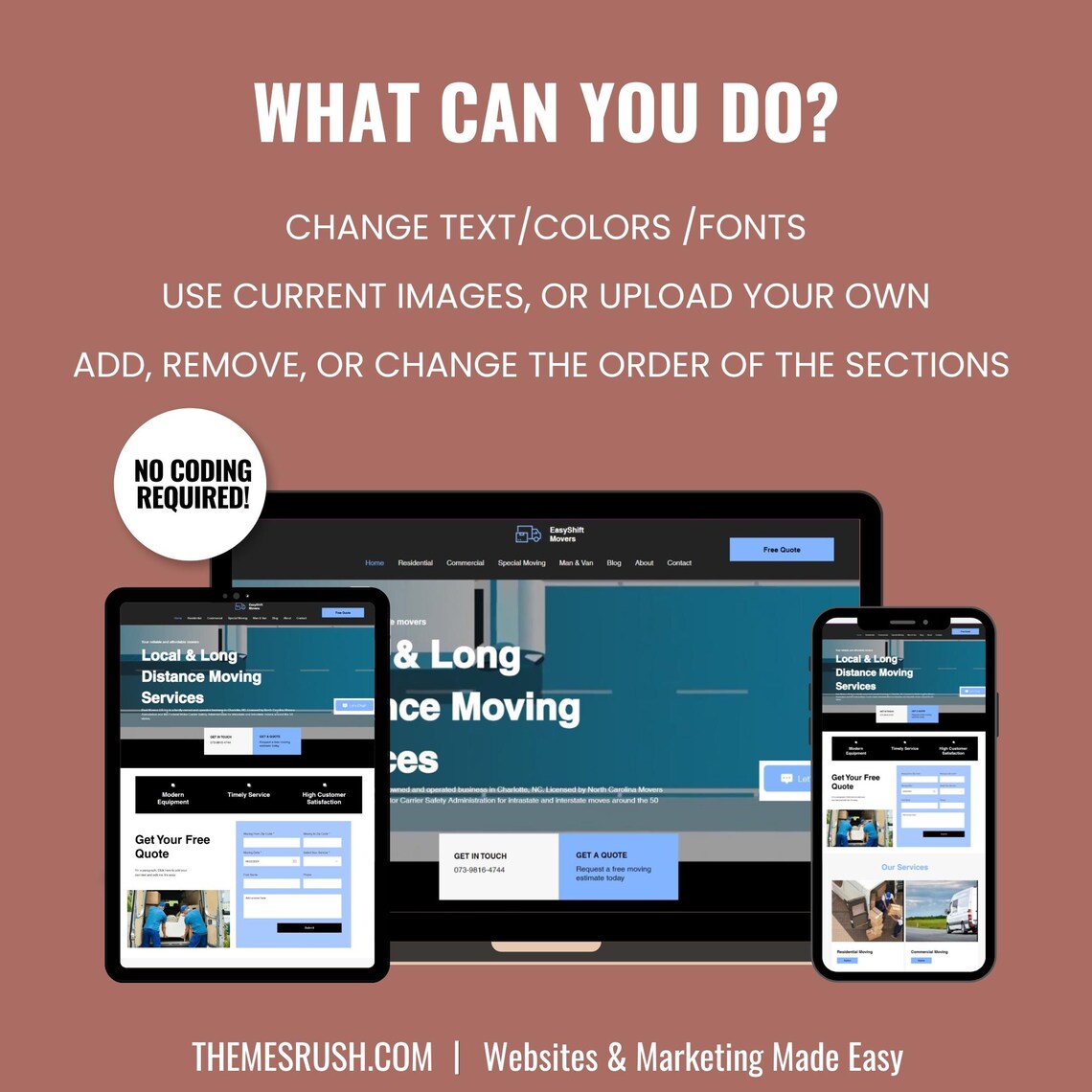 MOVEO - Moving Company Website Template – Ready to Launch in 24 Hours ...