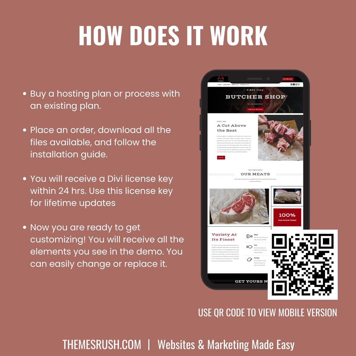 CARMINE - Butcher Website Template – Ready to Launch in 24 Hours ...