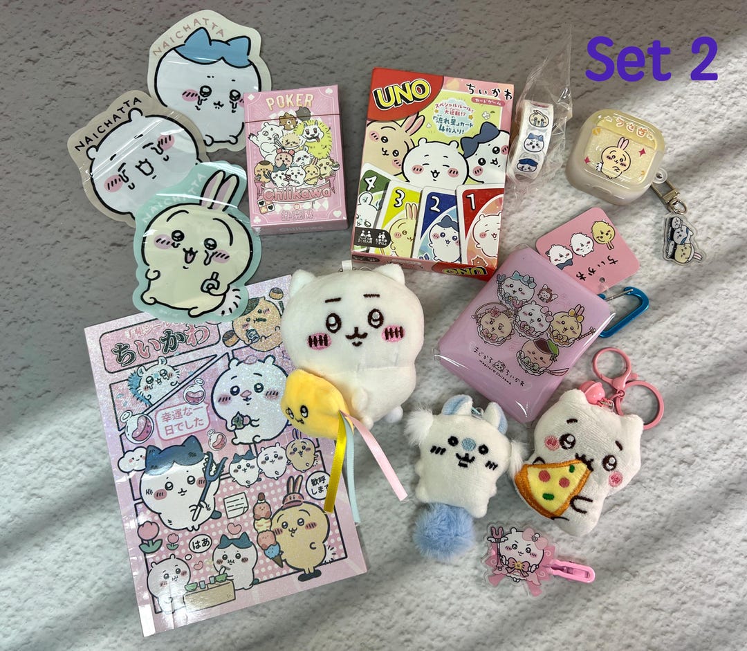 Chiikawa Bundle Chiikawa Set Chiikawa Gifts Chiikawa Accessory Chiikawa ...