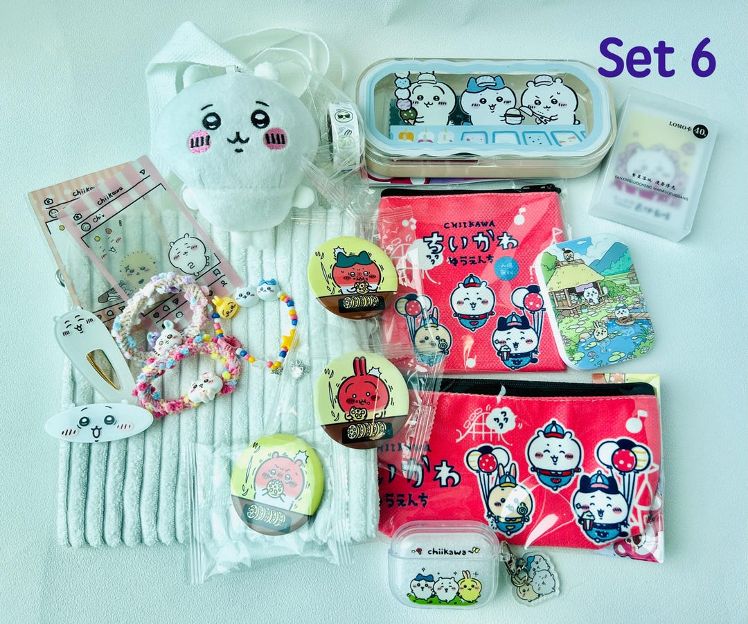 Chiikawa Bundle Chiikawa Set Chiikawa Gifts Chiikawa Accessory Chiikawa ...