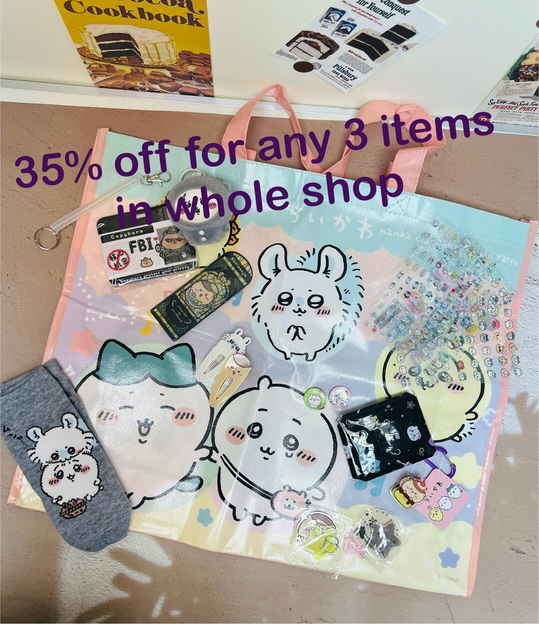Chiikawa Bundle Chiikawa Set Chiikawa Gifts Chiikawa Accessory Chiikawa ...