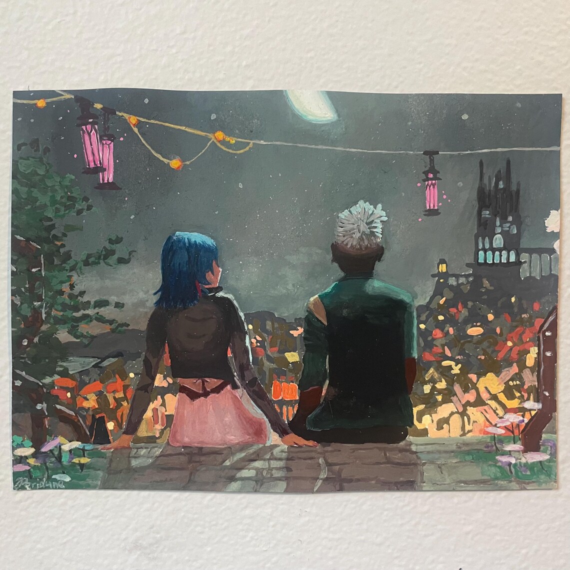 Arcane Powder and Ekko AU | Timebomb Original 5x7" Art Print - Etsy