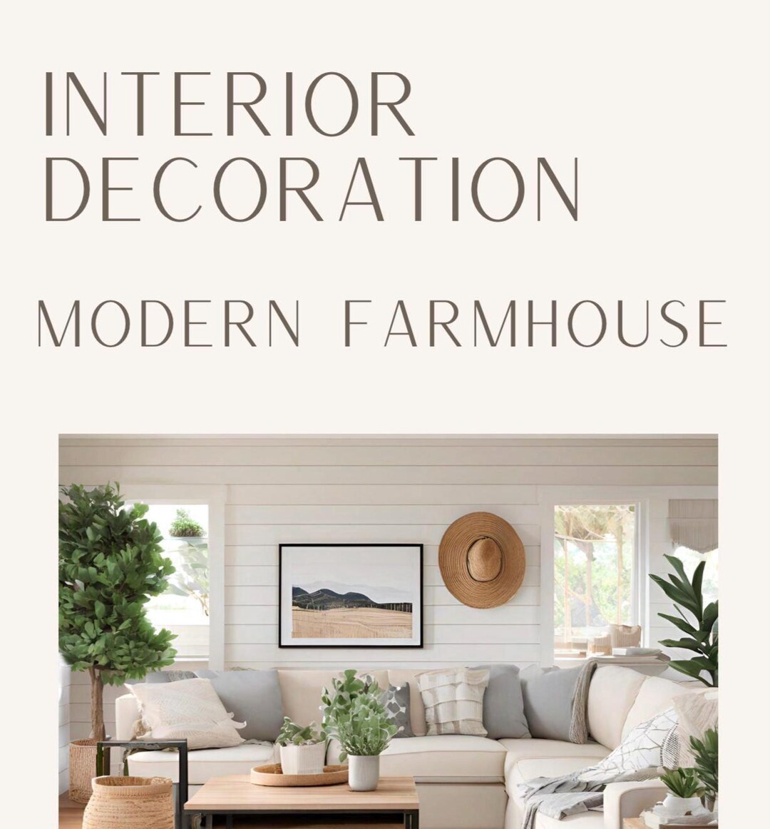 Modern Farmhouse Style Home Decorating Help, Interior Decoration ...