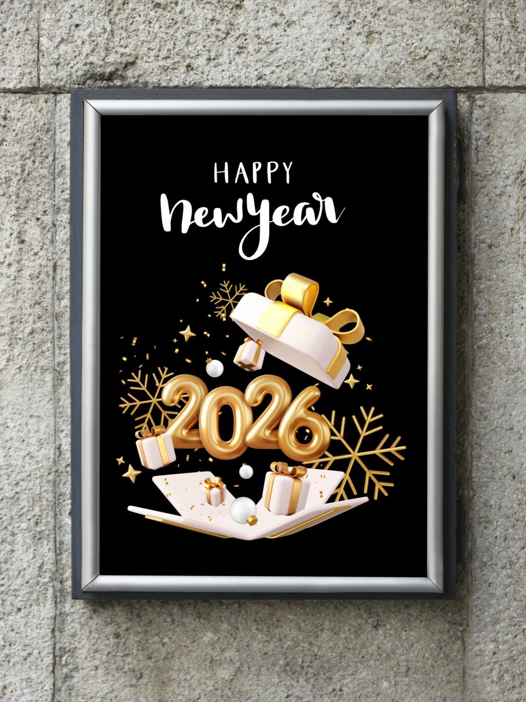 New Year 2026 Printable Sticker| Planner, Journal, Scrapbook Stickers ...