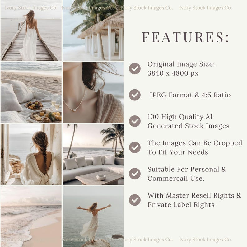 Beach Stock Photos | Travel Lifestyle Images (MRR PLR) - Etsy Australia