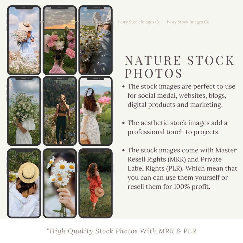 Nature Stock Photos | Instagram Images, MRR PLR (digital Download) - Etsy