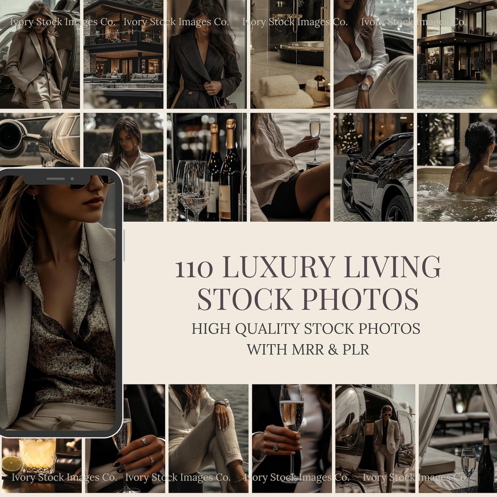 Luxury Lifestyle Stock Photos: 110 Faceless AI Images (MRR PLR) - Etsy