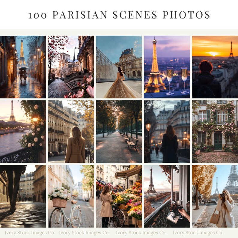 Paris Stock Photos | 100 Faceless Travel Images, MRR & PLR (digital ...