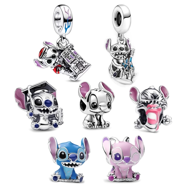 Pandora Lilo and Stitch Charm Bracelet - Etsy