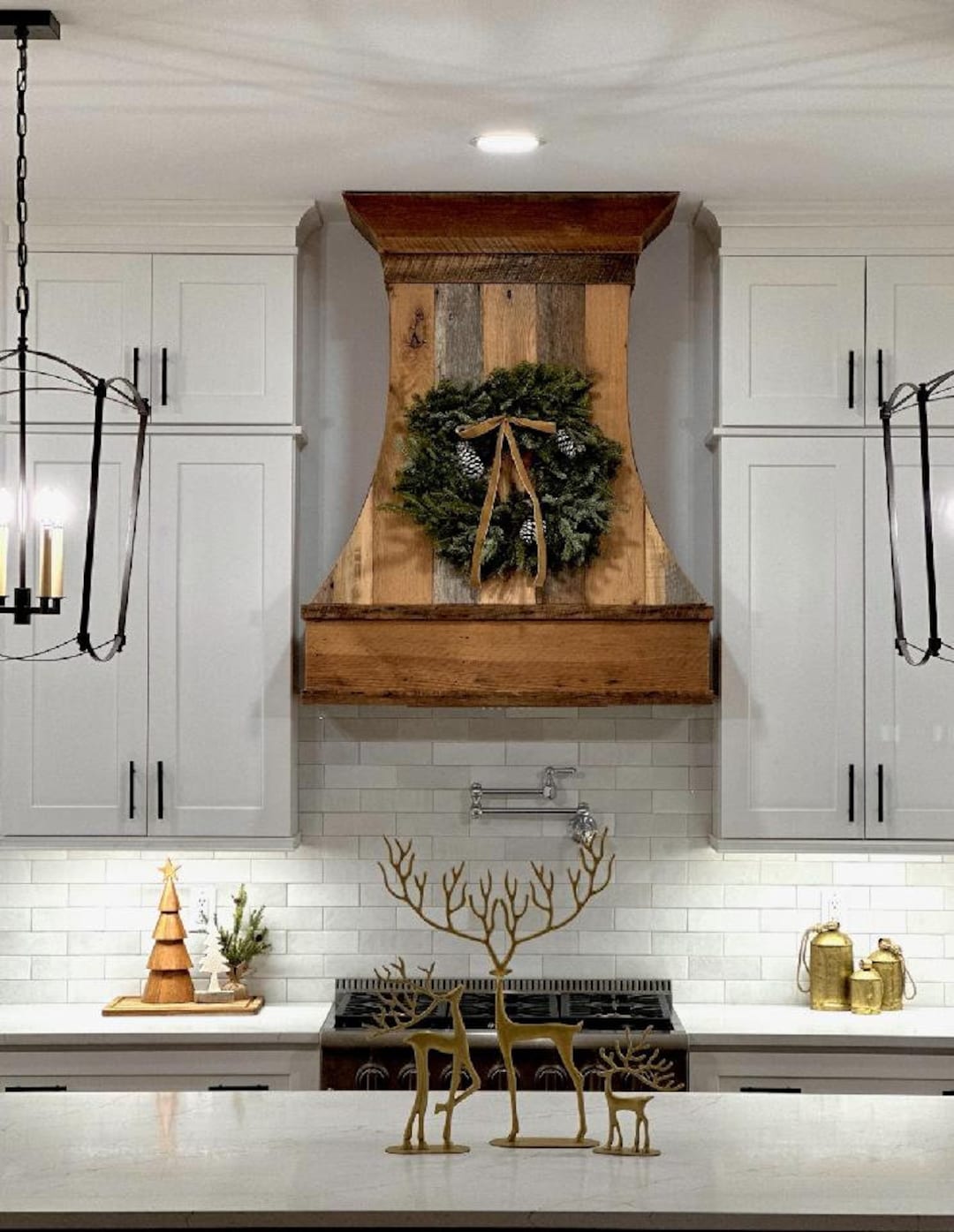 Custom Range Hood Reclaimed Wood - Etsy Custom Range Hood Reclaimed Wood - Etsy