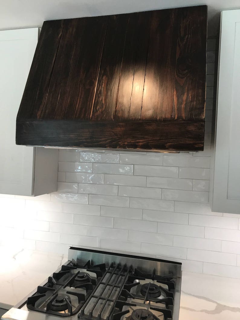 Custom Range Hood Reclaimed Wood | Etsy Custom Range Hood Reclaimed Wood | Etsy