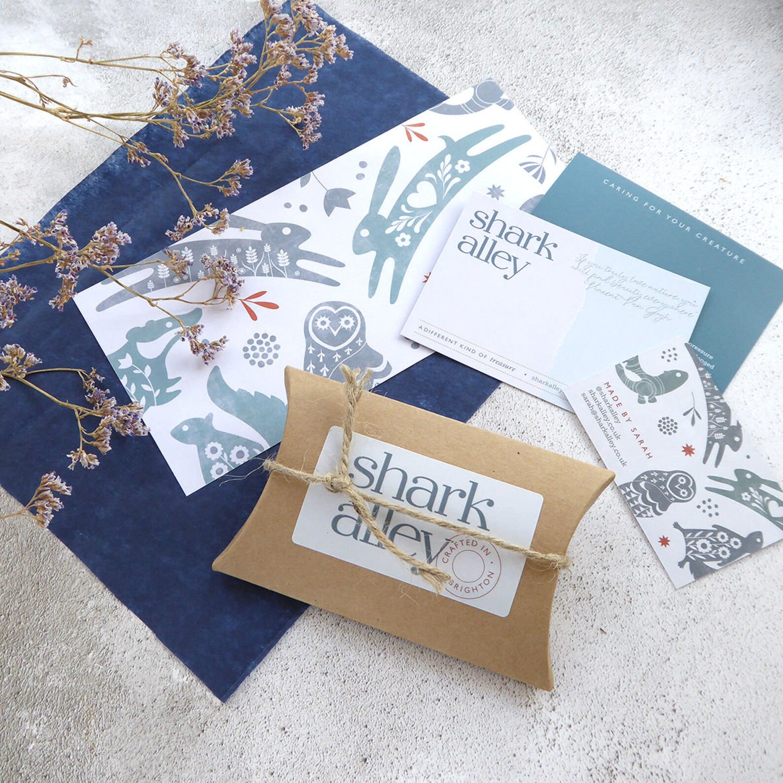 Hand Painted & Etched Cherry Wood Woodland Animal Sassy - Etsy