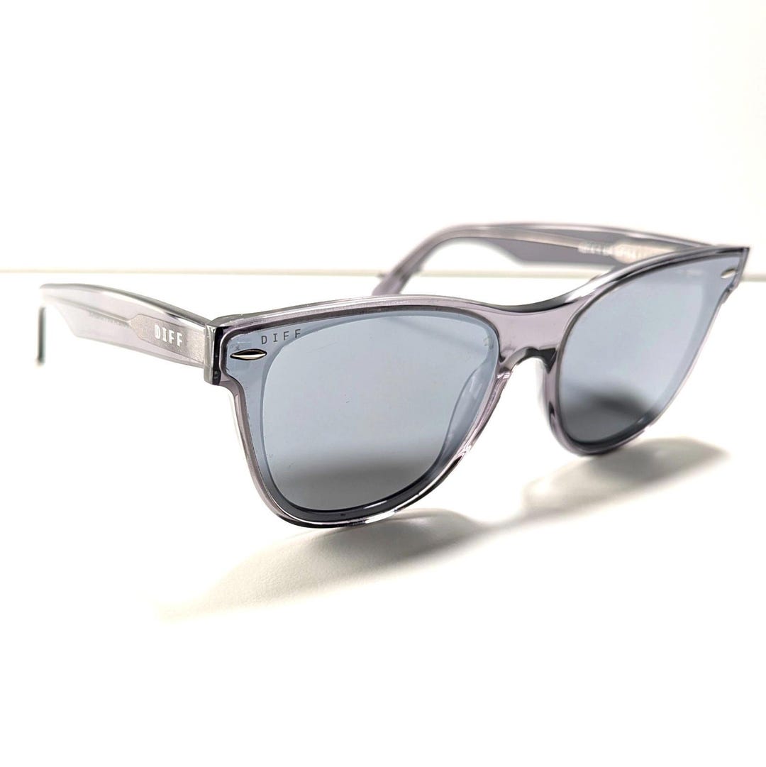 DIFF Eyewear Kota Ii [2] Sunglasses SM-GF194 PRC Gray Frames and Lenses ...