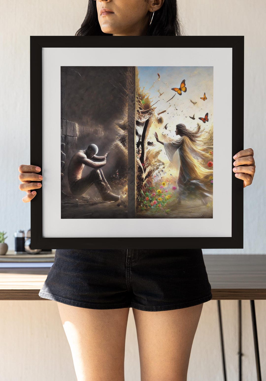 Breaking the Walls | DIGITAL DOWNLOAD | Surreal Psychological Art ...
