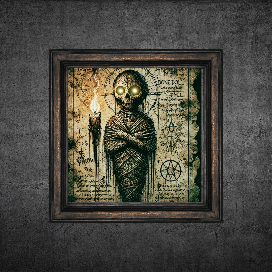 Bone Doll Ritual | DIGITAL DOWNLOAD | Dark Occult Surreal Art | Arcane ...