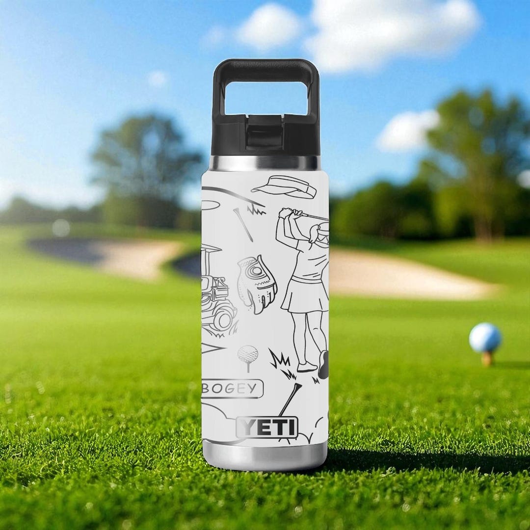 Women’s Golf Yeti Bottle – Engraved Golf Gifts for Her – Golf ...