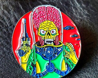 Mars Attacks Enamel Pin - Etsy