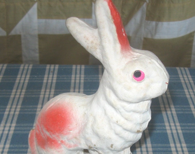 Vintage Paper Mache Easter Bunny Rabbit Candy 6 1/2" Container - Etsy