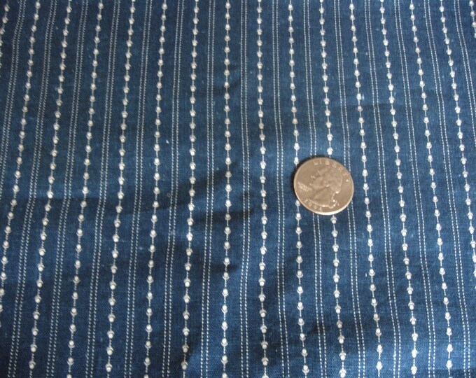 Blue Calico Fabric Antique 1800's Indigo Fabric Scraps Doll Dress or ...