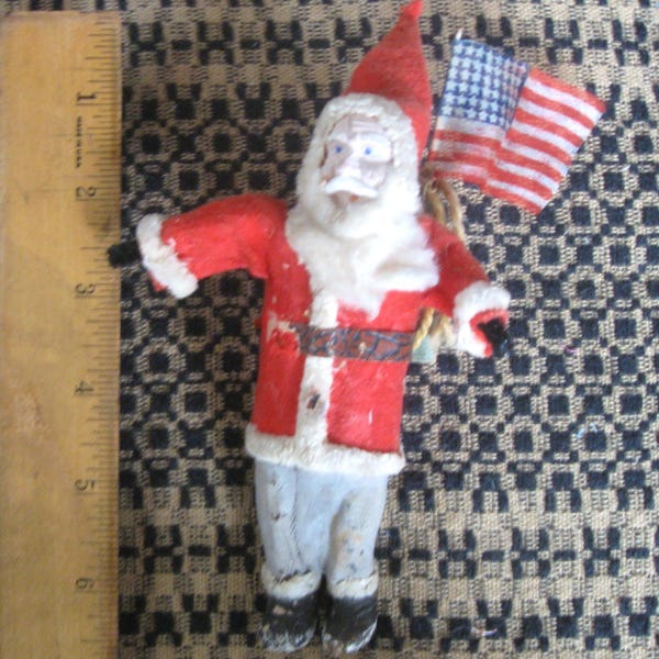 Clay Face Santa - Etsy