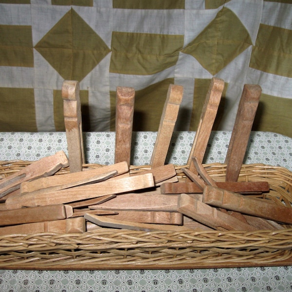 Vintage Clothes Pins - Etsy