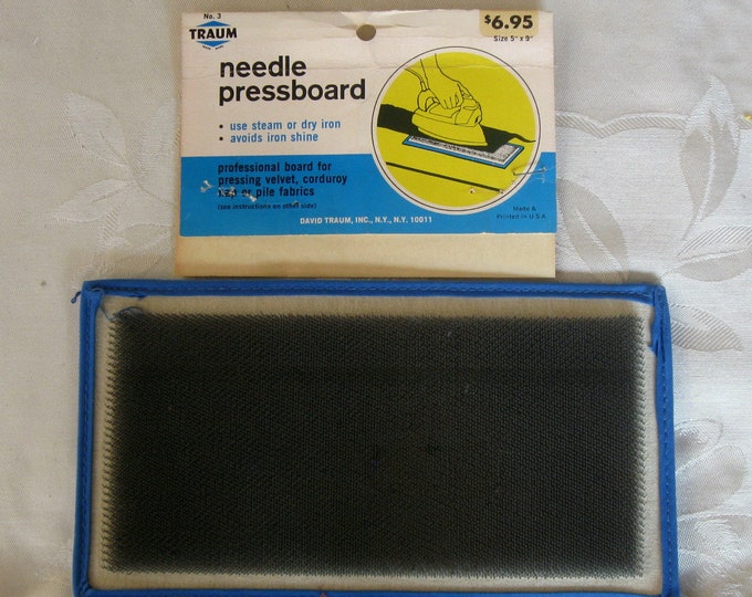 Vintage Traum Wire Needle Pressboard Velvet Corduroy Nap Pile Pressing ...