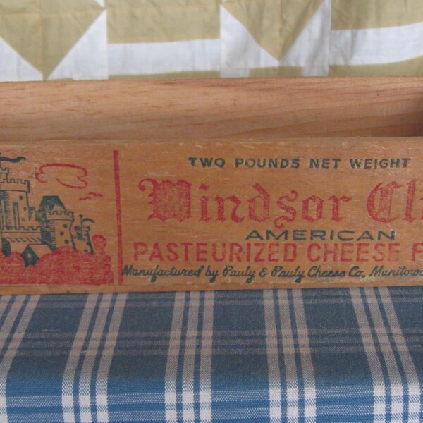 Vintage Cheese Box - Etsy
