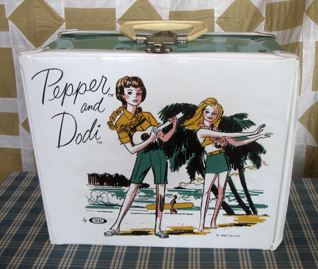 Vintage Pepper and Dodi Ideal Tammy Doll Double Trunk Carrying Case ...