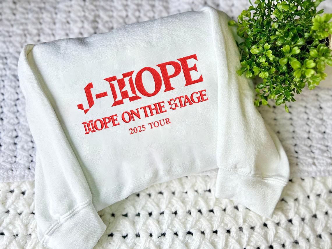 Embroidered Jhope Sweatshirt, Hope on the Stage Merch, J-hope Crewneck ...