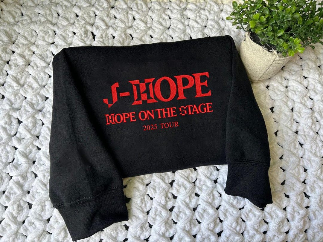 Embroidered Jhope Sweatshirt, Hope on the Stage Merch, J-hope Crewneck ...