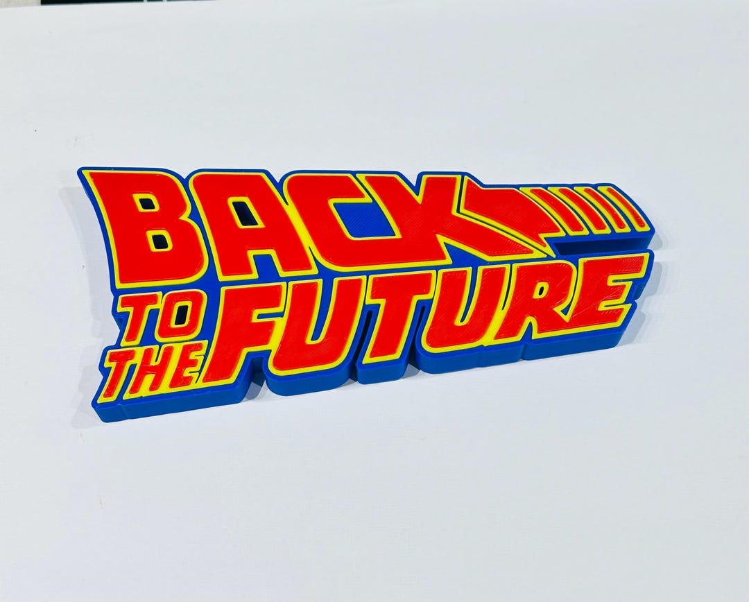 Decorative Back to the Future BTTF Logo Sign Display 3D Pops - Etsy UK