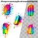 Rainbow Splash Popsicles Clipart - 10 Colorful Popsicle Paint Splashes ...