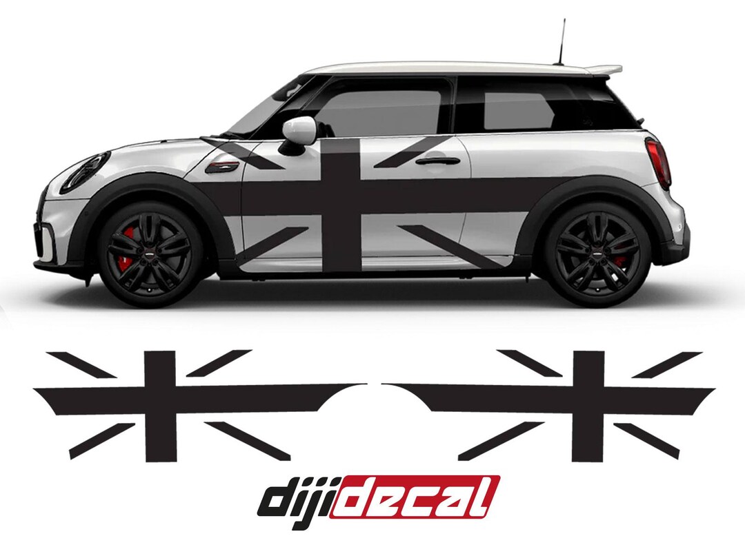 Both Sides - Mini Cooper Flag Side Graphics - Etsy