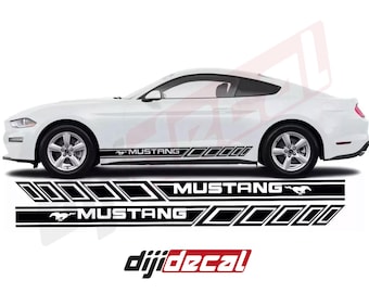 Ford Mustang Side Stripes Decals - Etsy