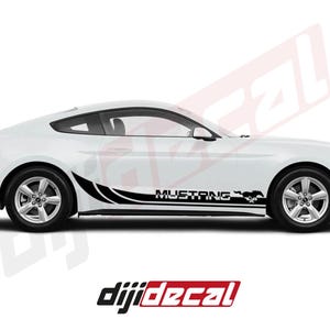 Ford Mustang Side Stripes Decals - Etsy