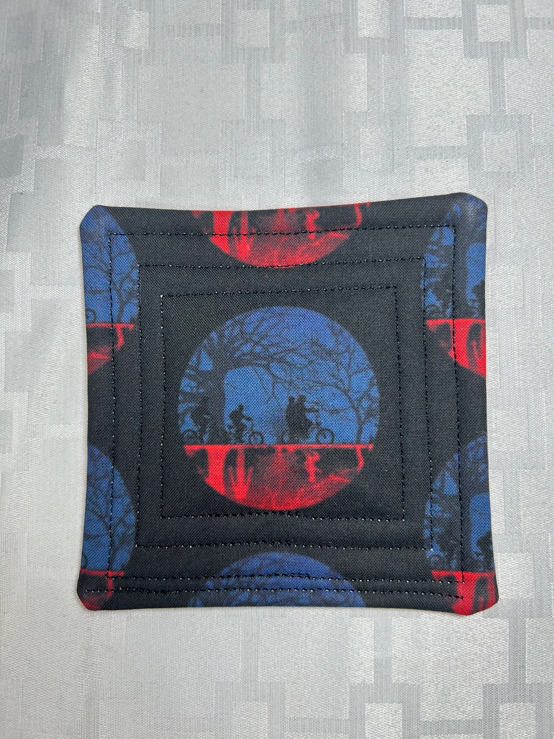 Quilted Fabric Coasters in Upside Down - Etsy