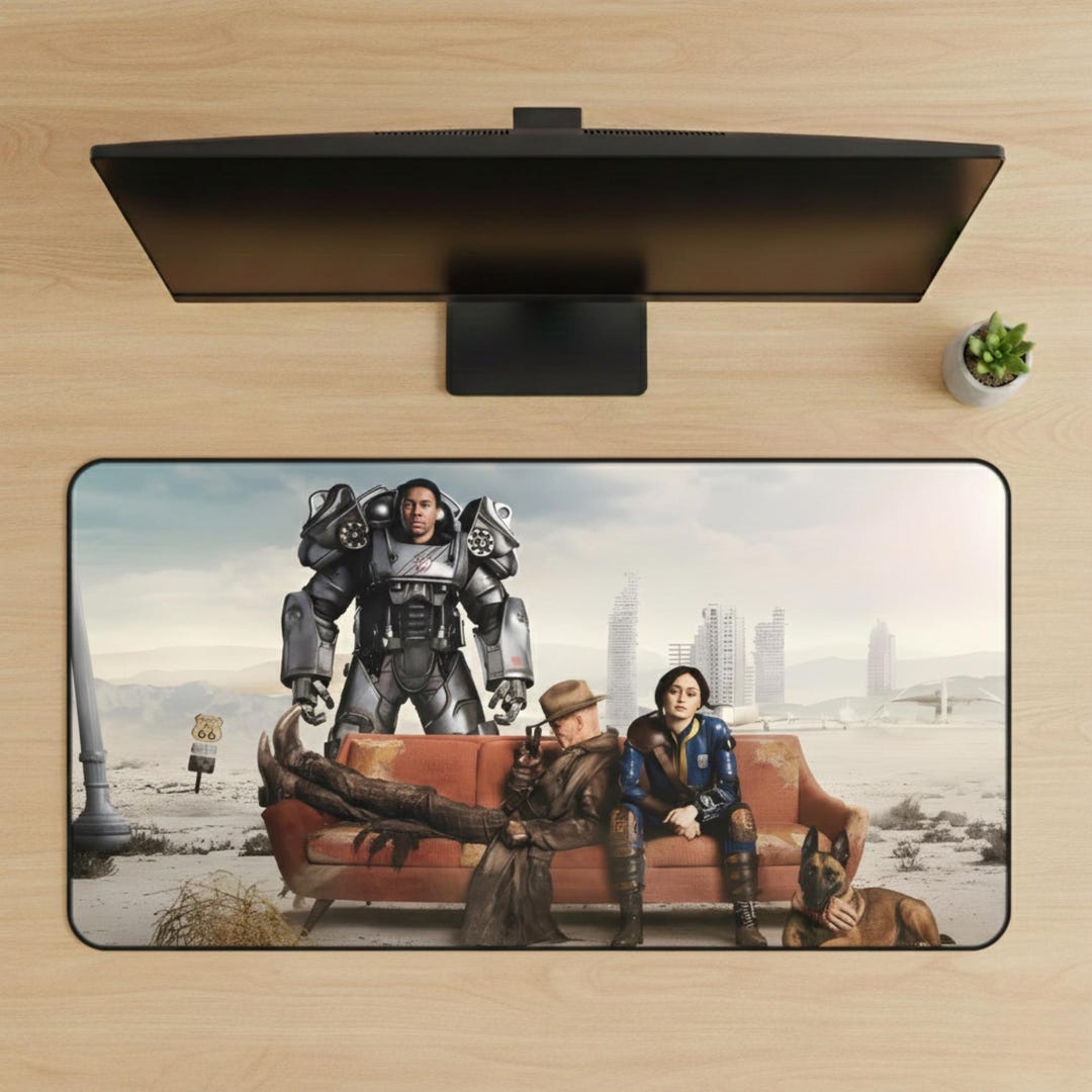 Cinematic Post Apocalyptic Desk Mat: TV Series Inspired Fandom Mouse ...