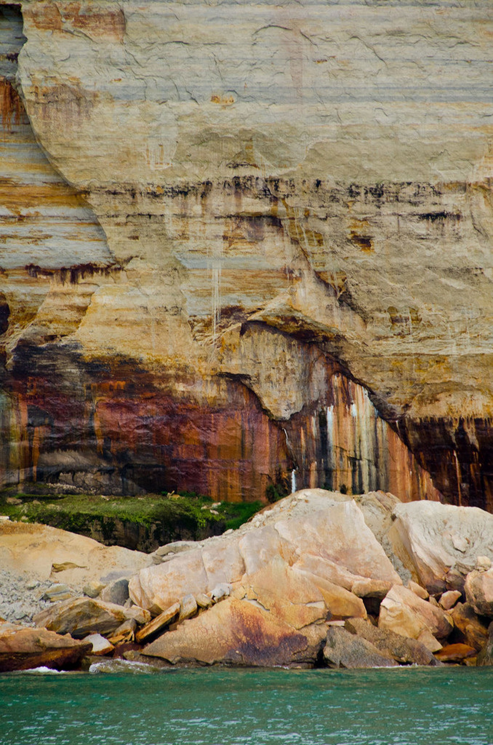 Pictured Rocks 02 ||| Nature Photograph | Rustic Modern Wall Art ...