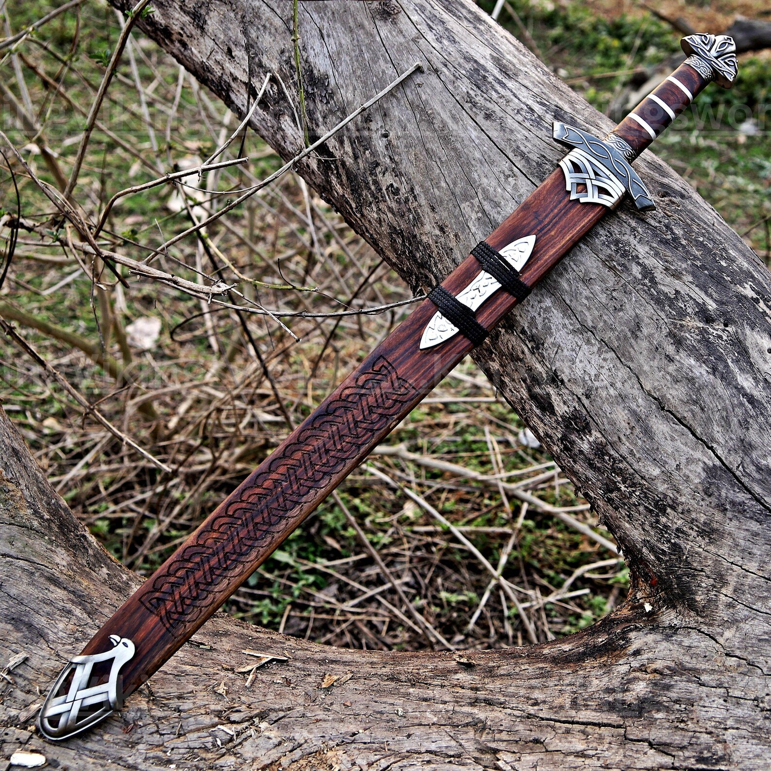 Handcrafted Steel Viking Sword for Christmas Gift, Medieval Larp Viking ...